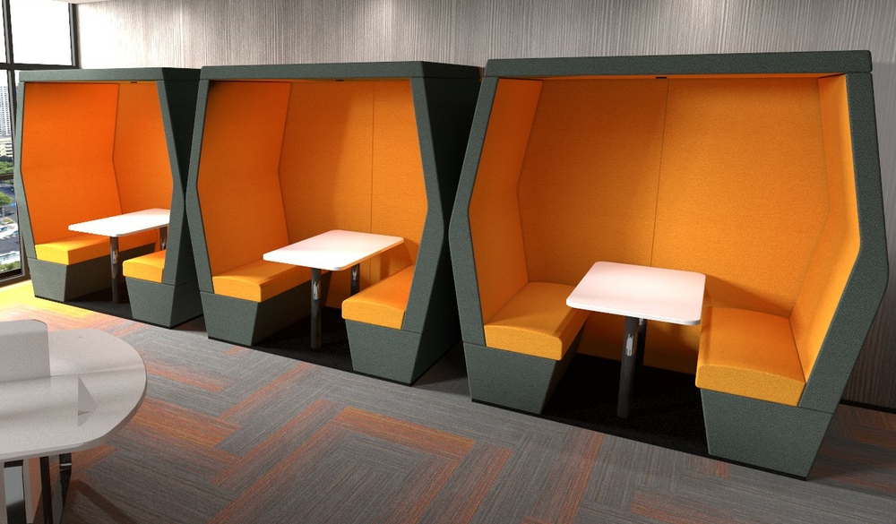 Reception Seating Booths | Stylish, Comfortable Office Booth Seating Solutions