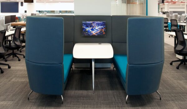 Reception Seating Booths | Stylish, Comfortable Office Booth Seating ...
